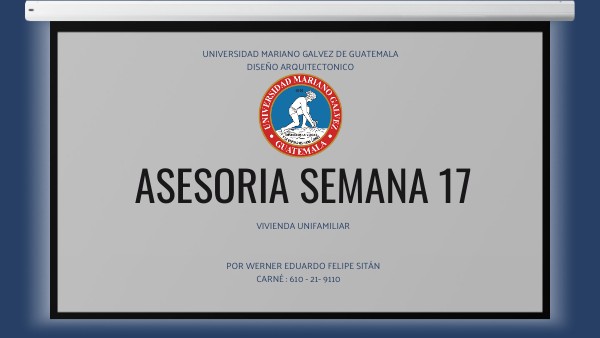 asesoria Semana 17 | Genially