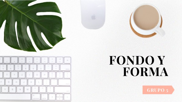 FONDO/FORMA | Genially