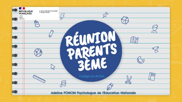 Réunion Parents 3ème