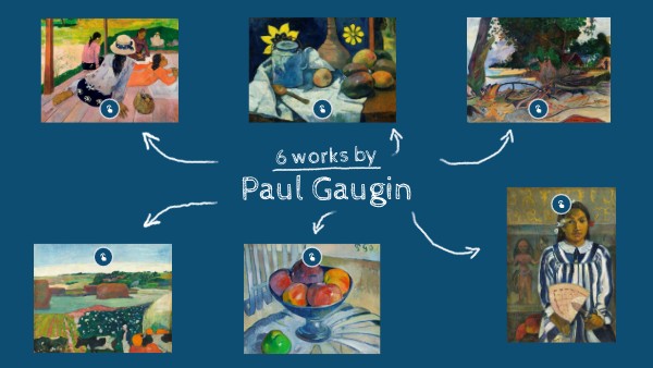 6 works by Paul Gaugin