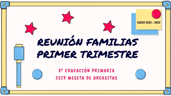 REUNIÓN FAMILIAS SEGUNDO TRIMESTRE SEGUNDO DE PRIMARIA | Genially