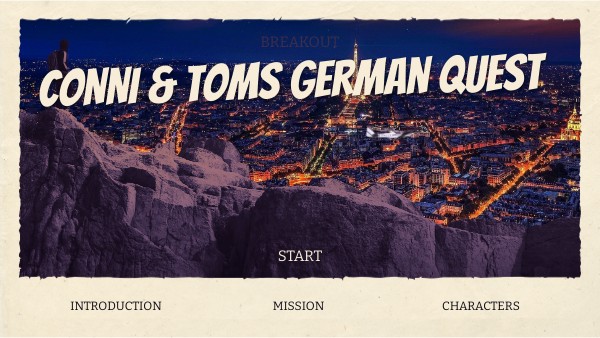 Conni & Tom's German Quest