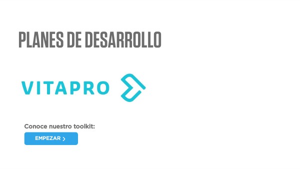 VITAPRO - TOOLKIT DE PLANES DE DESARROLLO | Genially