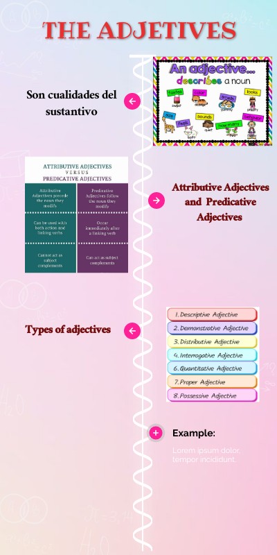 The Adjetives in English | Genially