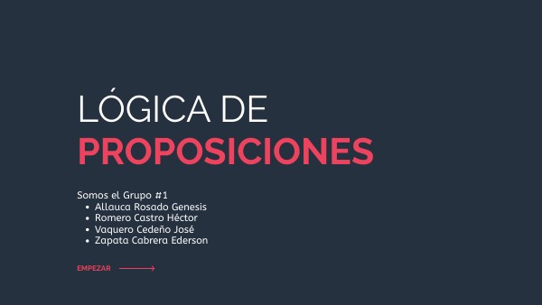 LOGICA DE PROPOSICIONES