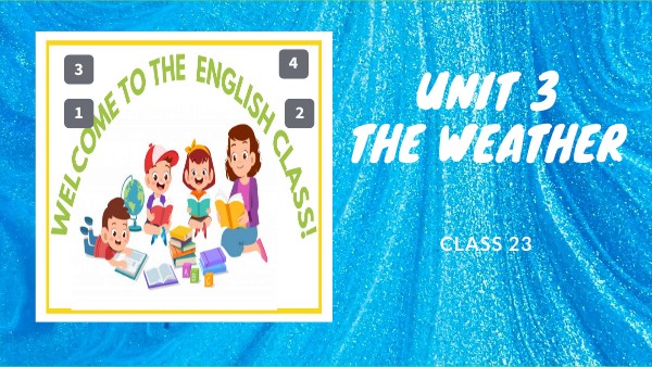 BÁSICA 2 UNIT 3 THE WEATHER INTRODUCTION CLASS 23 | Genially
