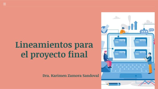 Lineamientos_Proyecto final TIC´S | Genially