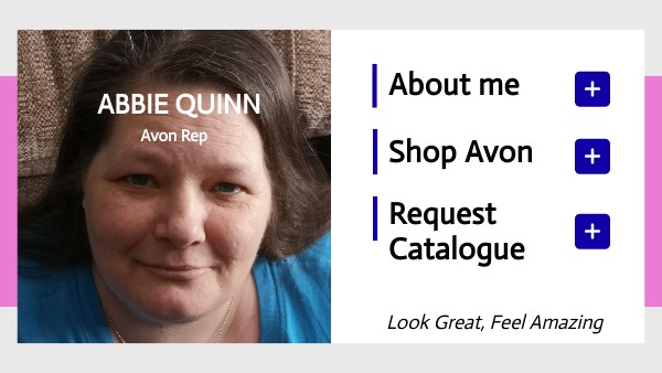 Abbir Quinn Avon rep in Chard