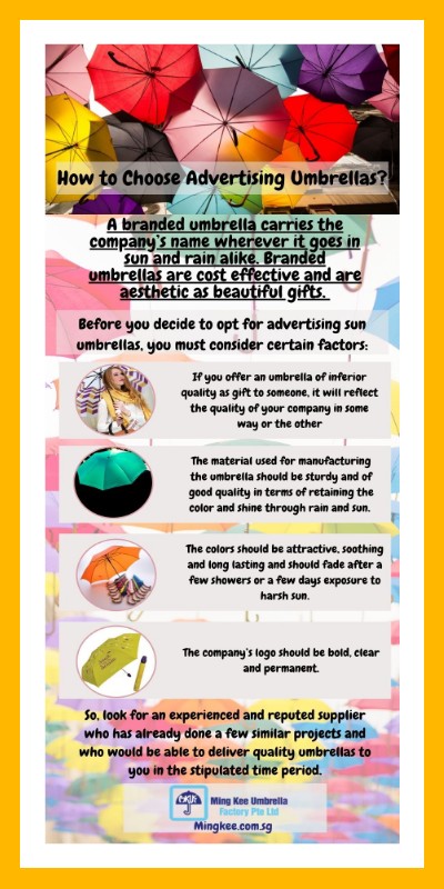 How to Choose Advertising Umbrellas? | Genially