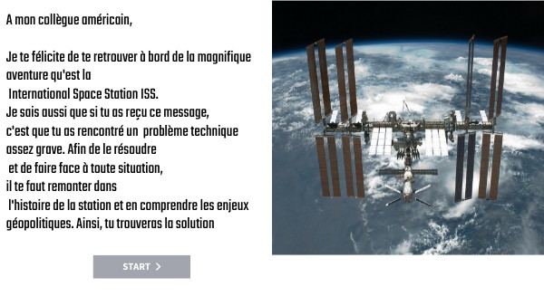 Escape game ISS | Genially