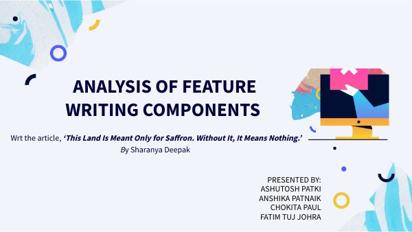 FEATURE WRITING ANALYSIS