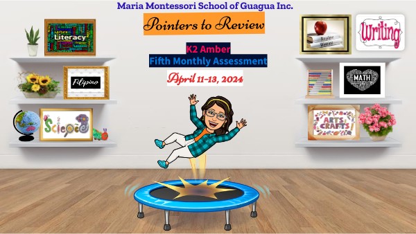 K2 Amber Fifth Monthly Assessment | Genially