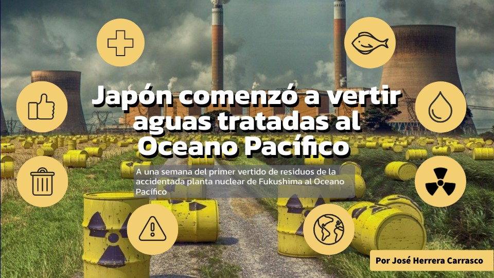 Japón comenzó a vertir aguas tratadas al Oceano Pacífico