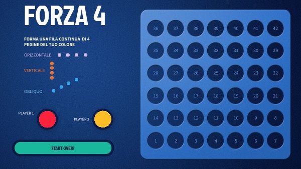 CONNECT FOUR GAME | Genially