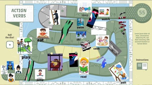 ACTION VERBS | Genially