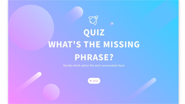 Social expressions. Video quiz | Genially