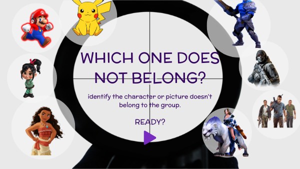 Copy - WHICH ONE IS DIFFERENT? GAME | Genially