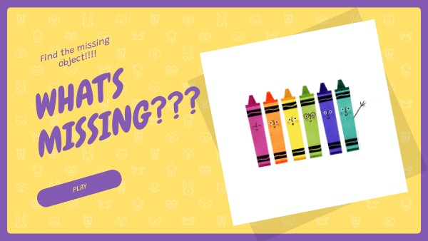 What's missing?? School | Genially