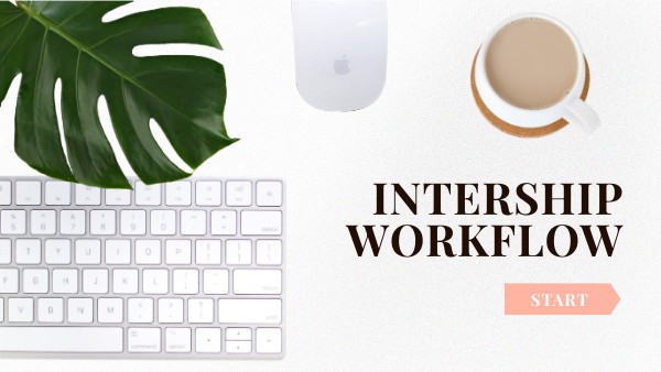INTERNSHIP WORKFLOW | Genially