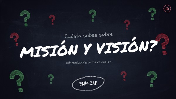 Autoevaluación misión-visión | Genially