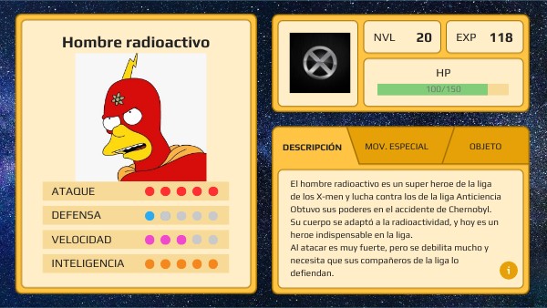 Hombre radioactivo | Genially