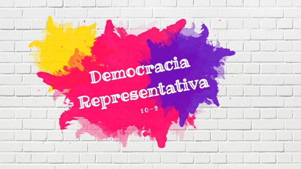 DEMOCRACIA REPRESENTATIVA