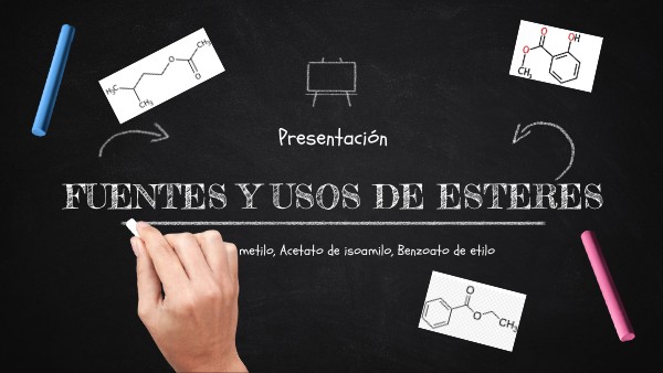 Fuentes y usos de los ésteres