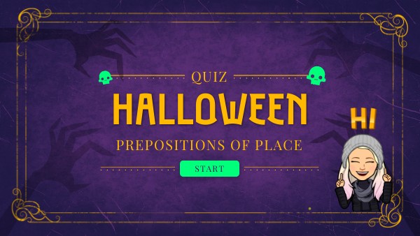 PREPOSITIONS HALLOWEEN | Genially
