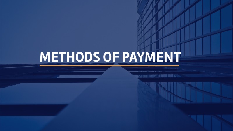 METHODS OF PAYMENT | Genially