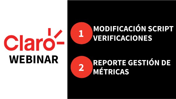 WEBINAR CLARO