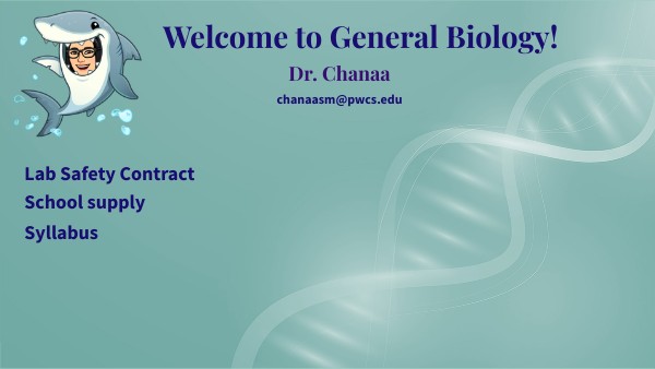 Welcome General Bio Home page