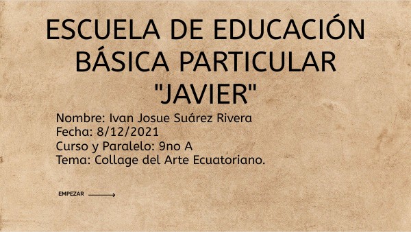 COLLAGE ARTE ECUATORIANO IVAN SUAREZ