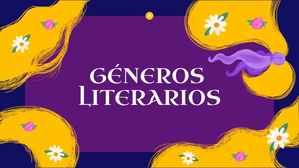 Géneros literarios