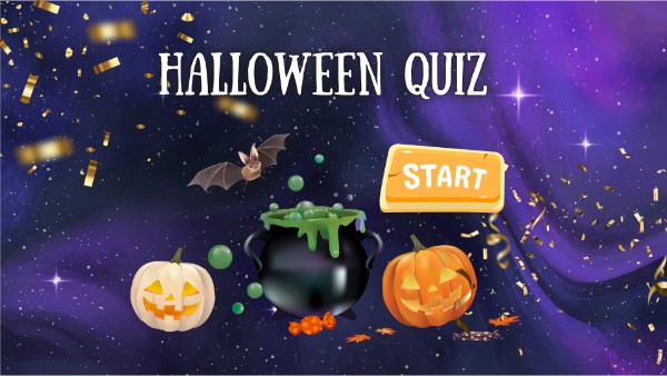 Halloween Quiz English for kids, teens and adults