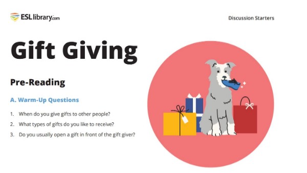 Gift Giving Interactive | Genially
