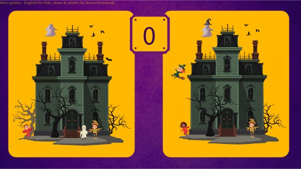 Halloween Find the differences