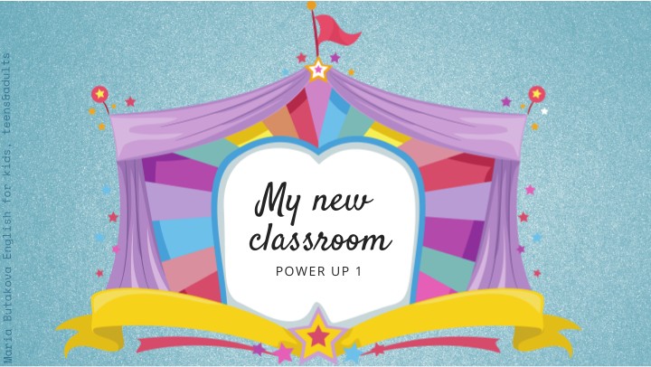 Flashcards Power Up 1 My new classroom Vocabulary2 | Genially