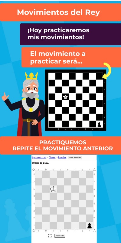 movimiento Rey 1 / Ajedrez / Sesión 5 | Genially
