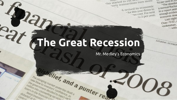 The Great Recession