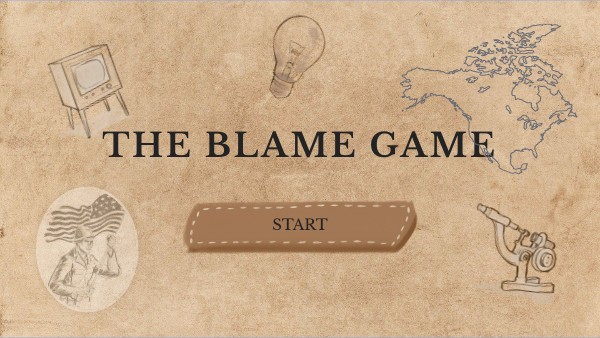 The Blame Game | Genially