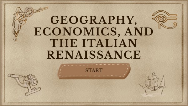 Geography, Economics, and the Italian Renaissance
