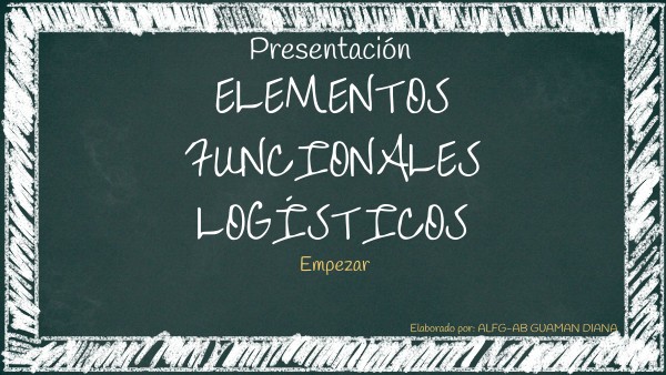 ELEMENTOS FUNCIONALES LOGÍSTICOS