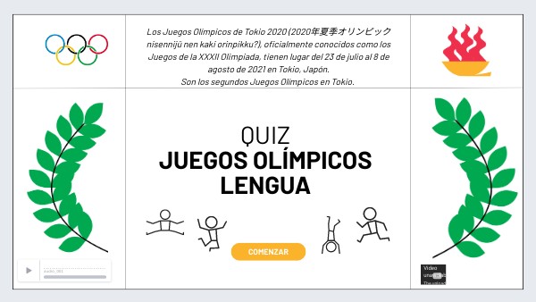 QUIZ JUEGOS OLÍMPICOS | Genially