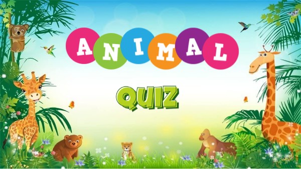 Animal quiz | Genially