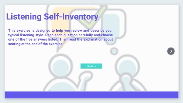 Listening Self-Inventory | Genially