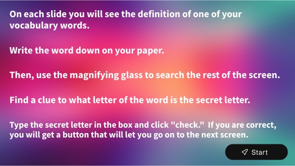 Unit 7 Vocabulary | Genially