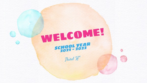 WELCOME THIRD A | Genially