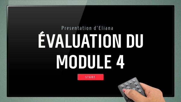 évaluation du module 4