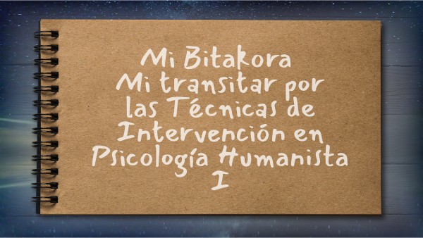 BITACORA HUMANISTA 1