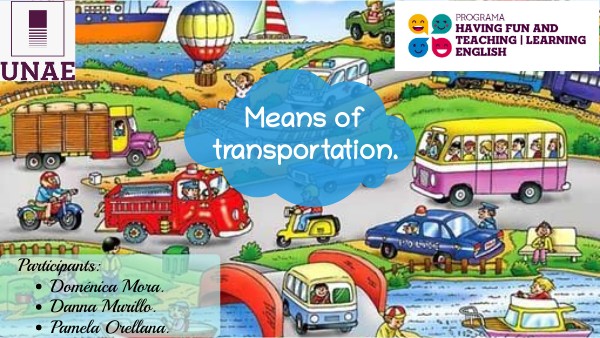 Means of Transportation. | Genially